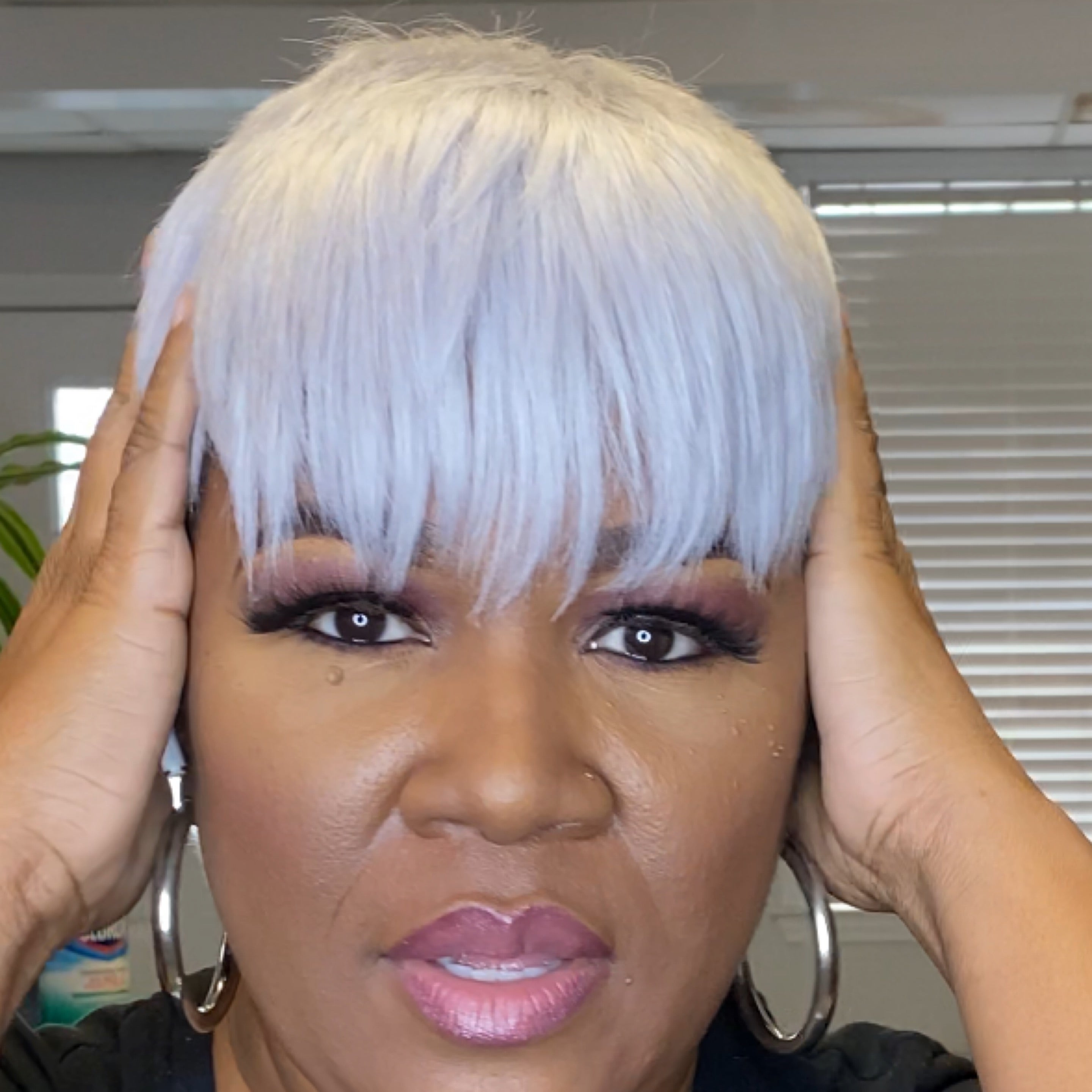 “Grace” White Light Bang Top Unit Removable Quickweave | Chambulet Hair ...