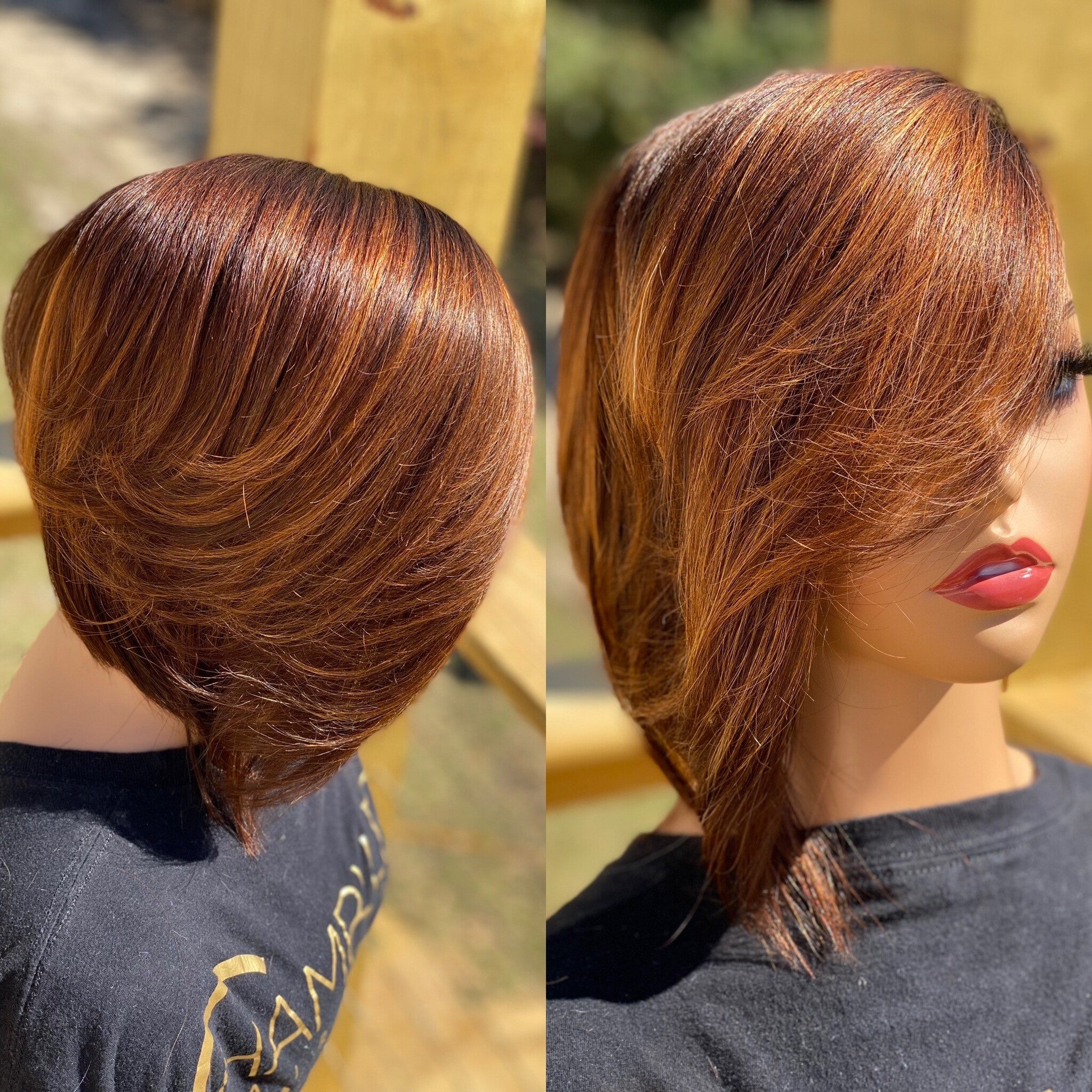 "KEEDA" #1B/30 HALF BOB TOP UNIT | Chambulet Hair Studio