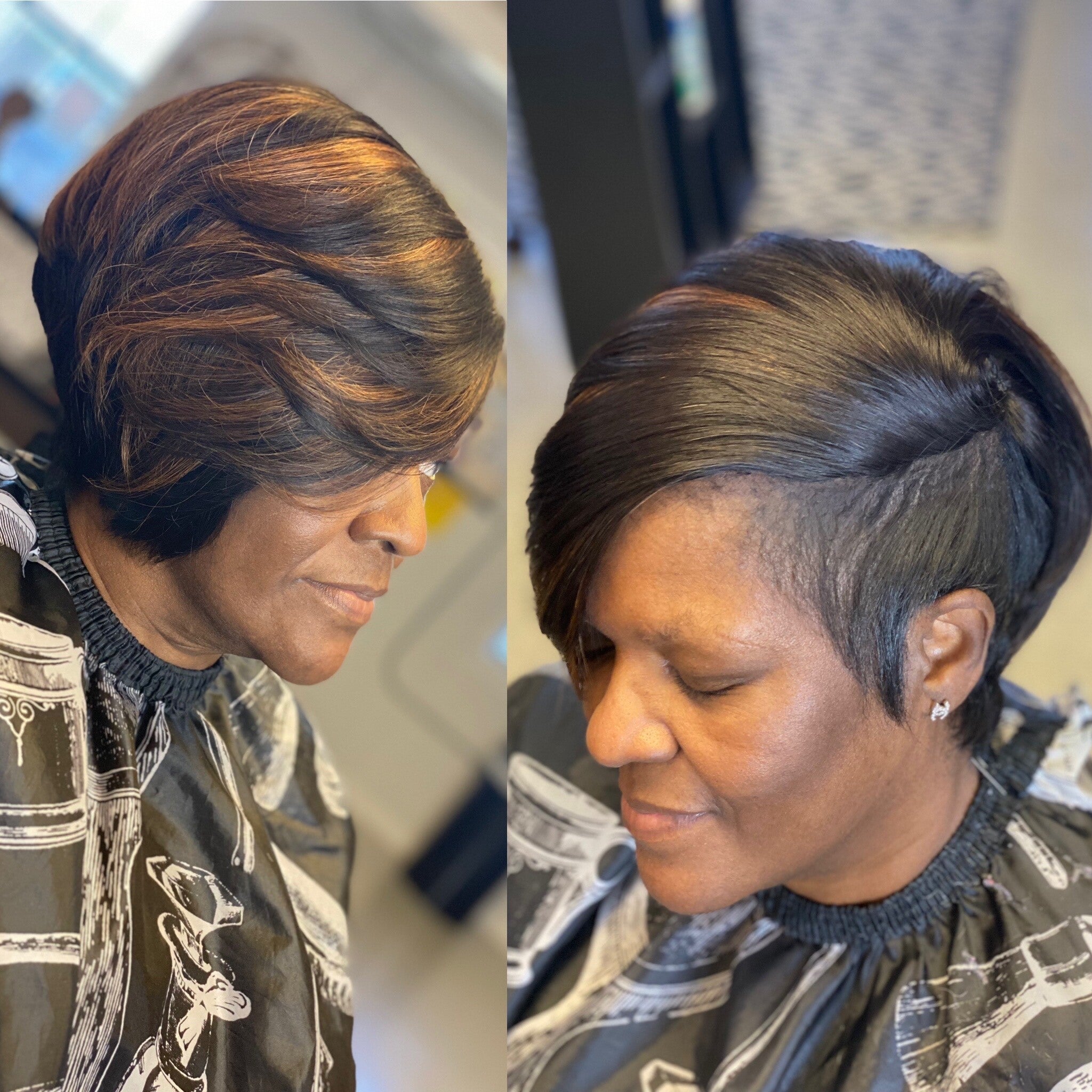 "Tresha" Half Bob Removable Quickweave Unit | Chambulet Hair Studio